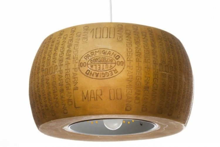 Parmesan cheese lamp